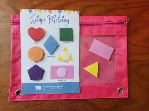 Free Matching Shapes Worksheet for Preschoolers - Two Mama Bears