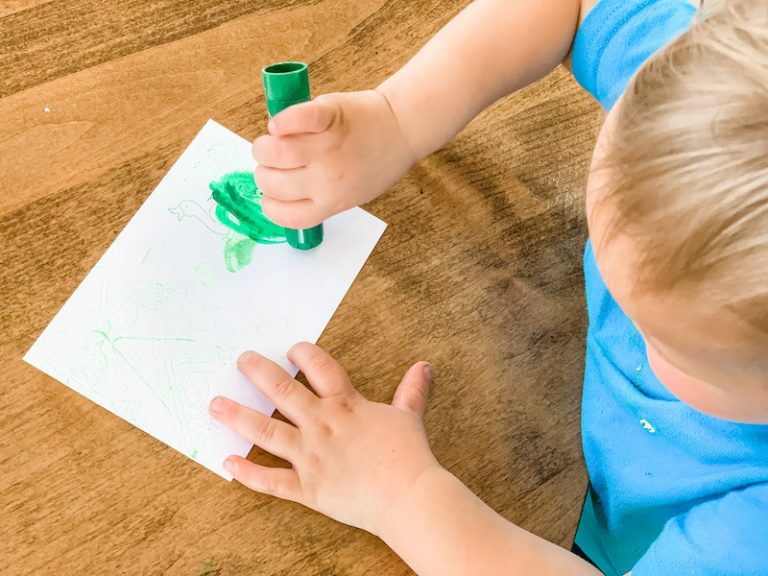 DIY Postcard Activity: A Fun, Simple Craft for Toddlers - Two Mama Bears