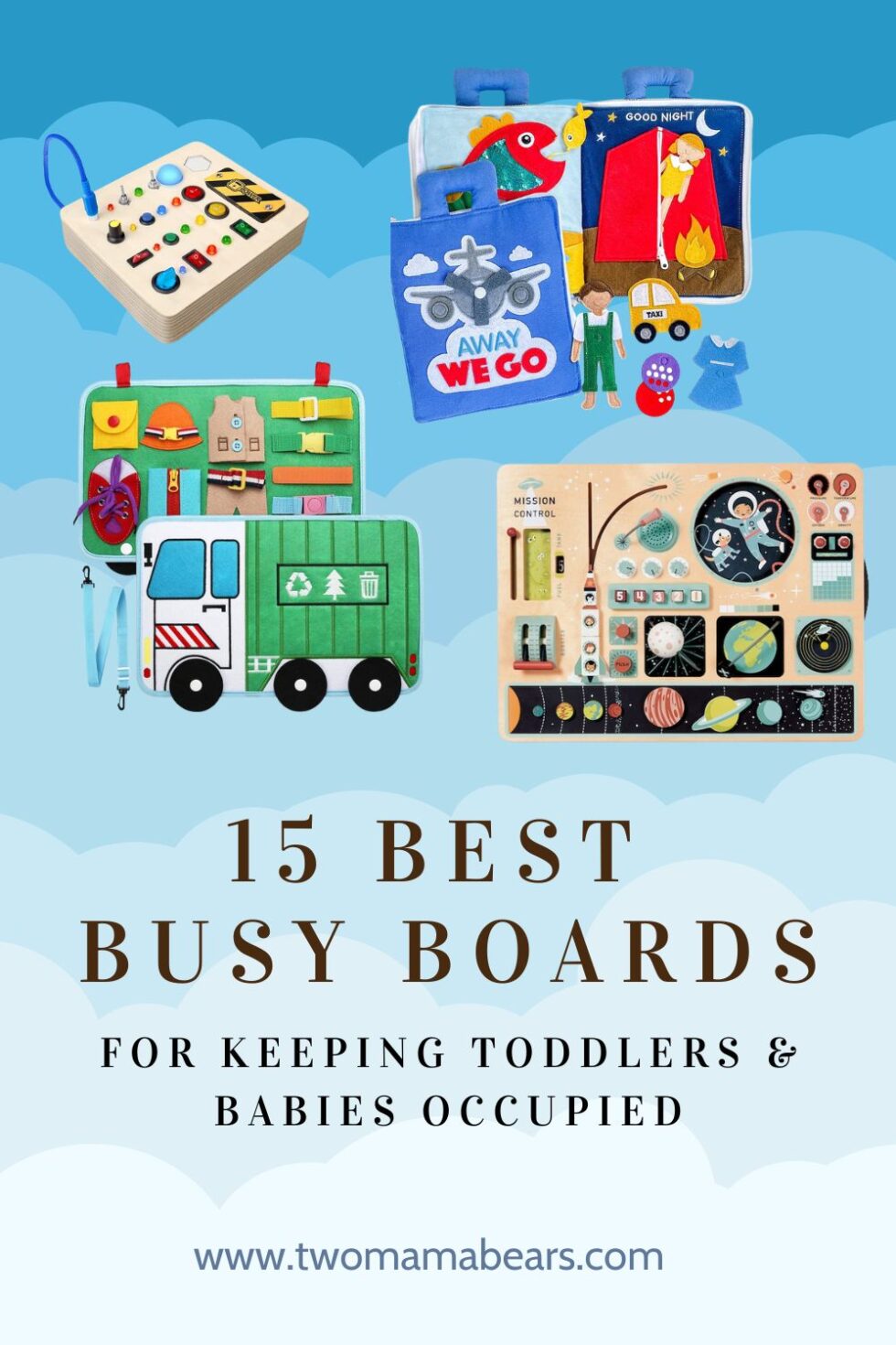 15 Best Busy Boards For Keeping Toddlers & Babies Occupied - Two Mama Bears