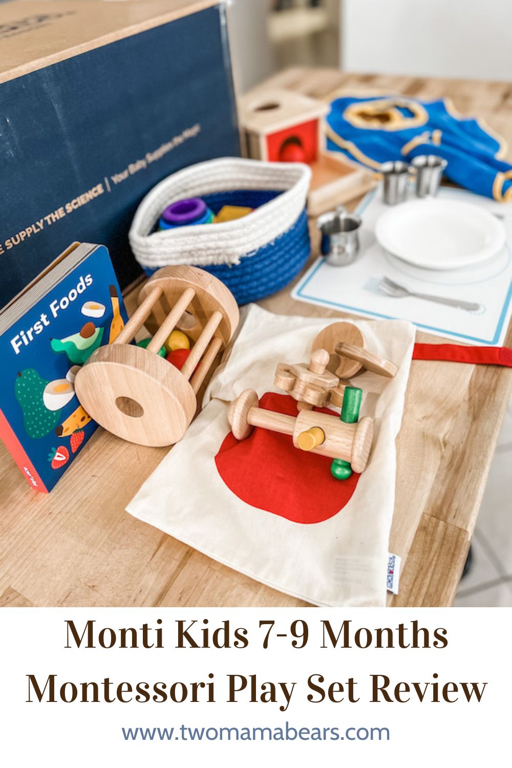 Monti Kids 7-9 Months Montessori Play Set Review - Two Mama Bears